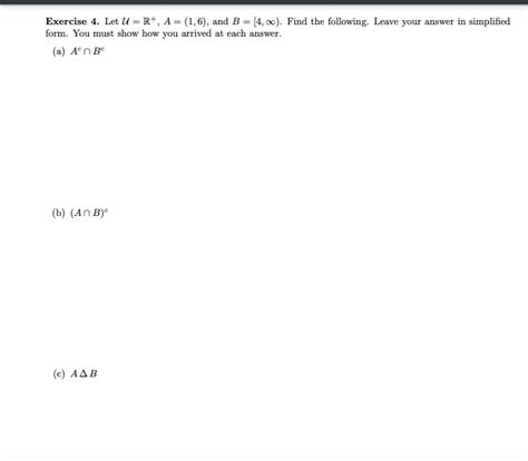 Solved Exercise 1 Express The Given Sets Using Set Chegg Com