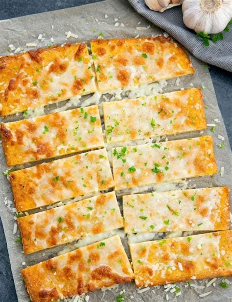 3 Ingredient Flourless Cheese Breadsticks Kirbies Cravings
