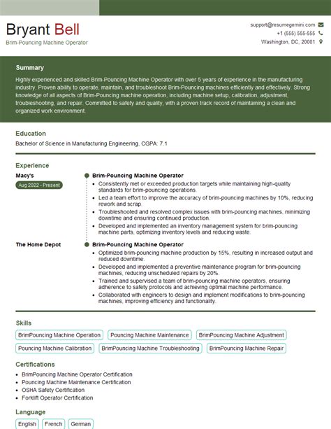Top 10 Questions For Brim Pouncing Machine Operator Interview