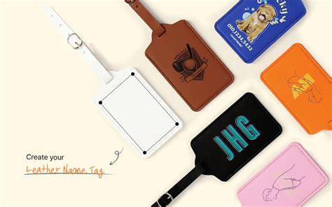 마플 가죽 네임택