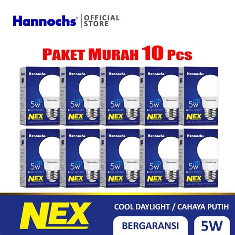 Jual Hannochs Lampu Led Nex Watt Cdl Putih Paket Pcs
