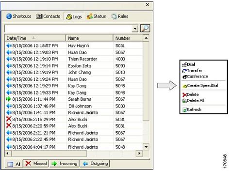 Cisco Unified CallConnector For Microsoft Office Windows Version And Earlier Quick Reference