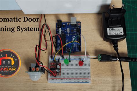 Automatic Door Opening System Using Arduino And Pir Sensor Ma Robotic