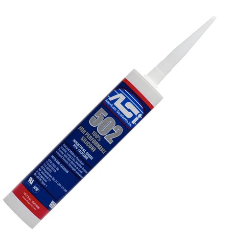 Asi 502 Food Grade Silicone Sealant Clear 10 2 Oz High Temperature