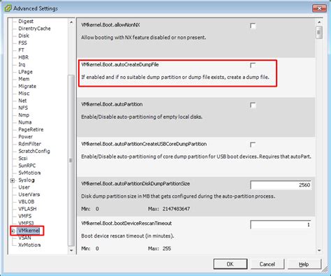 esxi 5 5 can t delete vmkdump folder but need to unmount or delete