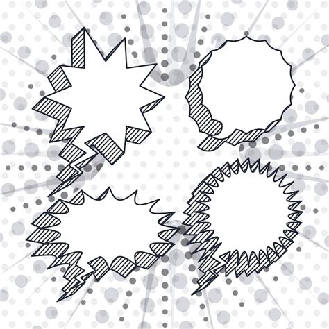 Pensar En El Diseño Del Globo De Texto Vector Premium