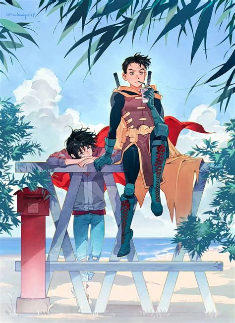 Damijon Damian Wayne X Jonathon Kent Supersons By Alam519 Xwitter