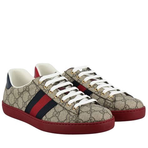 Shoes Men Gucci Sneakers Gucci Men Beige Sneakers Gucci 429445