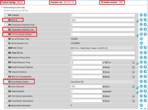 The XBee Host Interface Coordinator Settings Download Scientific Diagram