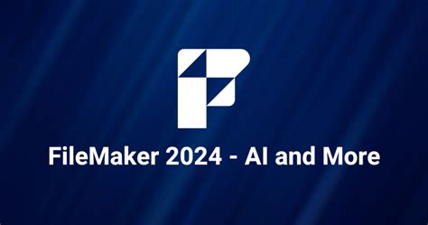 FileMaker 2024 AI And More Proof Geist