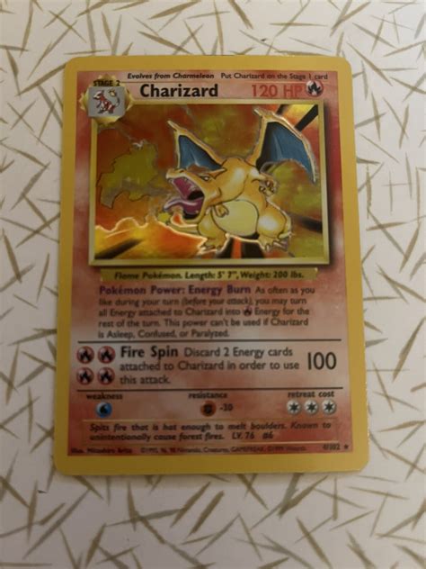 Original Charizard Card