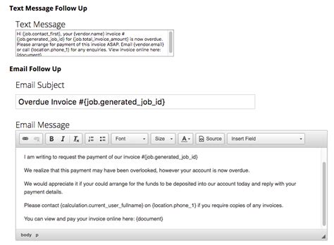 Payment Follow Up Automation ServiceM8 Help