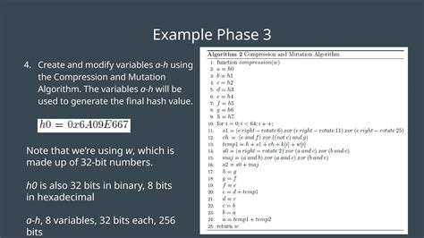 Secure Hash Algorithm Sha 256 Detailed Architecture Pptx