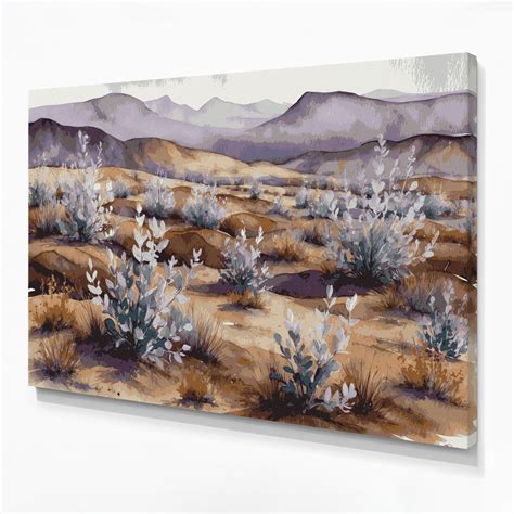 Dakota Fields Southwestern Plants Sagebrush 185 Brown Canvas Wall Art