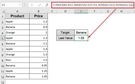 How To Find Last Occurrence Of A Value In A Column In Excel Excel Insider