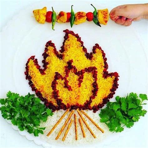 زیباترین تزیین غذا برای مهمانی و کودکان تزیین غذا و سفره آرایی