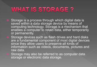 COMPUTER STORAGE DEVICE Pptx