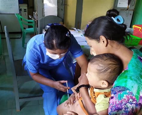 အမာမြို့၌ အသက် ၁ နှစ်ခွဲအောက် ကလေးငယ်များနှင့် ကိုယ်ဝန်ဆောင်မိခင်များအား ပုံမှန်ကာကွယ်ဆေးထိုးနှံ