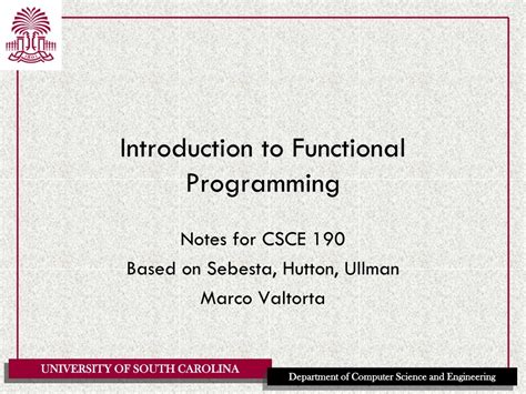 Ppt Introduction To Functional Programming Powerpoint Presentation