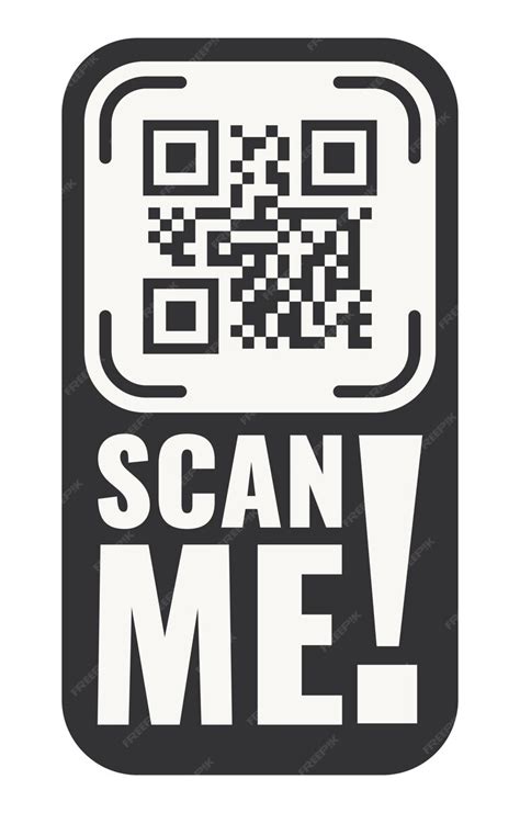Premium Vector Qr Code Scan Me In Speech Bubble Scan Me Concept Icon