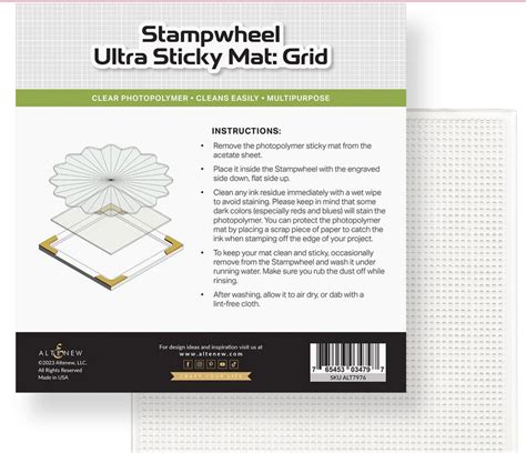Altenew Stampwheel Ultra Sticky Gridded Sticky Mat