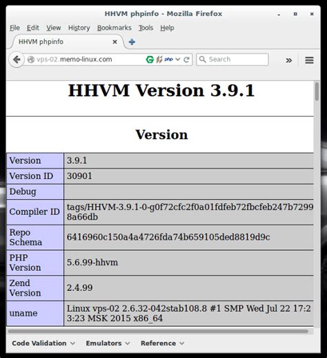 Debian Installer Un Serveur Web Hyper Performant Lnhm Nginx Hhvm Mariadb Memo