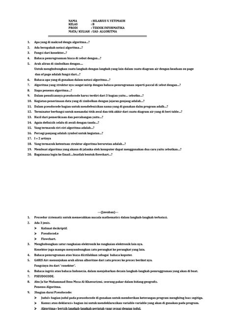 Tugas Uas Algoritma Pdf