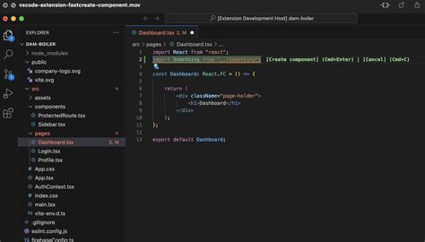 Fast Create React Ts Components Visual Studio Marketplace