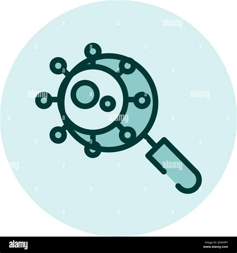 Microbiology Test Illustration Vector On A White Background Stock
