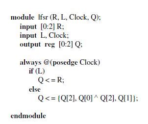 SOLVED The Verilog Code In Figure P5 9 Represents A 3 Bit Linear