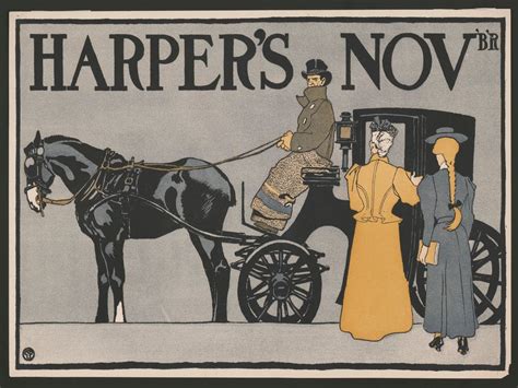 Vintage Carriage 1898 Edward Penfield Art Print By Fy Classic Art