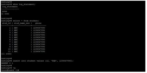 Postgresql Logstatement A Quick Glance Of Postgresql Logstatement