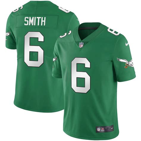 Devonta Smith Mens Philadelphia Eagles Kelly Green Gold Jersey All