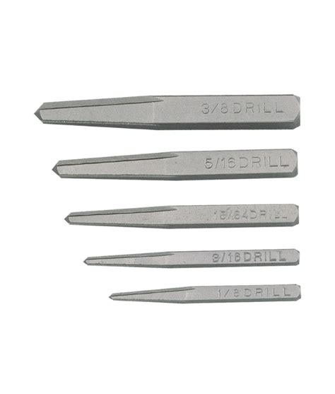 5 Piece Taper Bit Extractor Set Genius