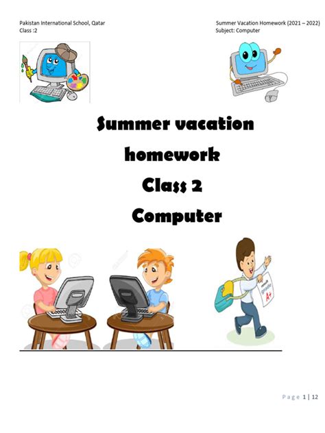 Class 2 Computer Svh Pdf Personal Computers Laptop
