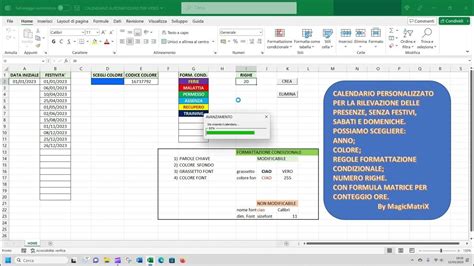 Calendario Annuale Automatizzato Con Excel Youtube Calendario Annuale Automatizzato Con Excel Youtube