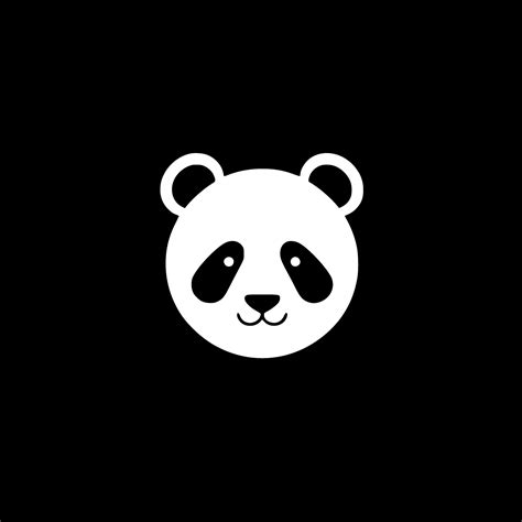 Panda Black And White Isolated Icon Vector Illustration 41947832