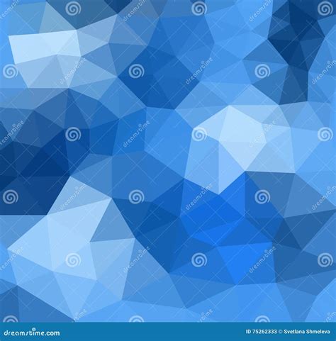 Dark Blue Geometric Triangular Background Stock Illustration Illustration Of Background Color