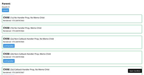 React Re Render Codesandbox