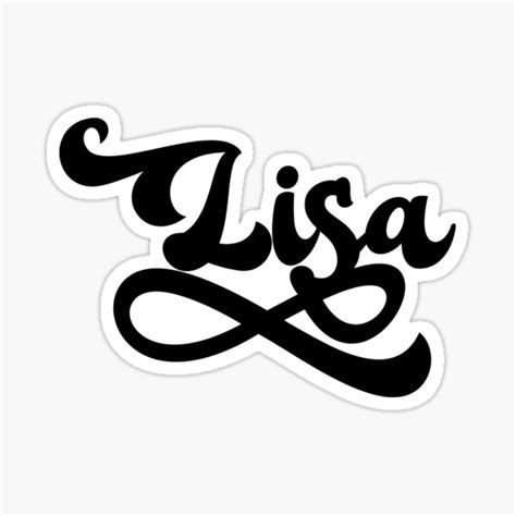 Lisa Name Lisa Calligraphy T For Lisa Custom T Lisa Personalized T Lisa Lisa T