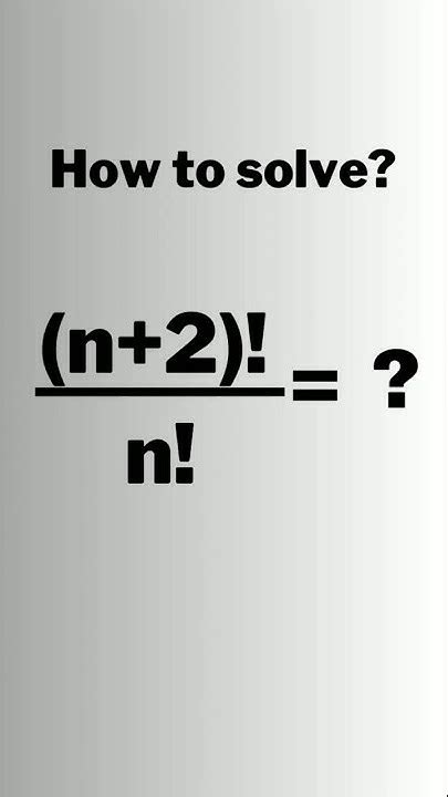 A Nice Math Problem On Factorial Shorts Olympiad Mathematics Factorial Maths Matholympiad