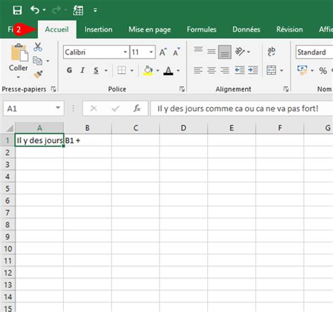 Envelopper Le Texte Dans Une Cellule Excel