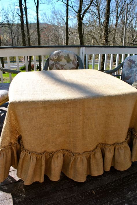 Inexpensive Burlap Tablecloths At Ryan Henderson Blog