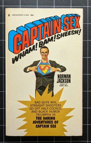 Captain Sex Norman Jackson 1968 Lancer Paperback Vintage Pulp Fiction