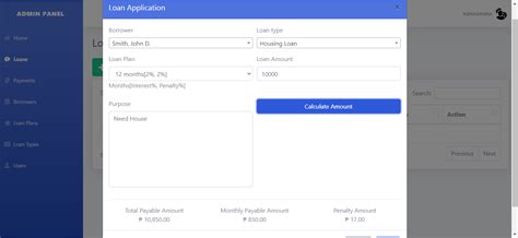 Loan Management System OOP In PHP With MySQLi JQuery Free Source Code SourceCodester