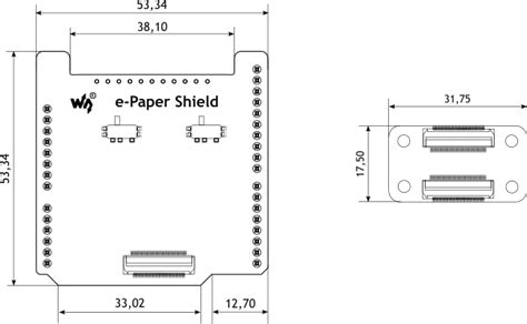 Адаптер Waveshare E Paper Shield подключение дисплеев E Ink к Arduino