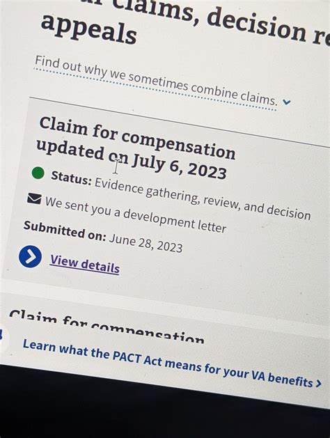 Development Letter Rveteransbenefits