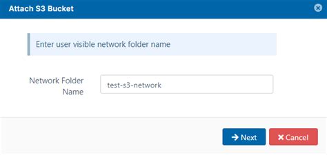 Create A Network Folder Based On An Amazon S3 Bucket Filecloud Docs Server