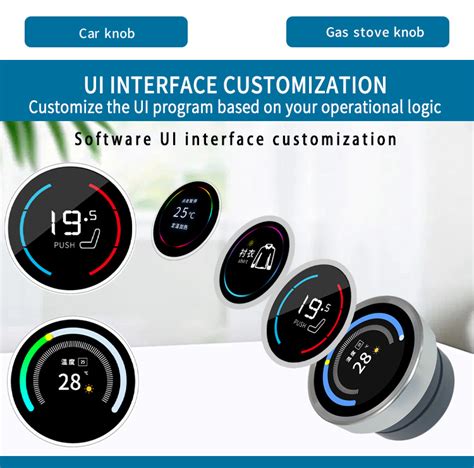Hmi Inch Circular Knob Display Rotary Lcd Circle Round Oled Smart Home Knob Screen Encoder
