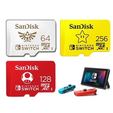 Sandisk Sdsqxao Tf 카드 Nintendo Switch 게임 콘솔 용 마이크로 Sd 메모리 카드 용량 256gb 골드